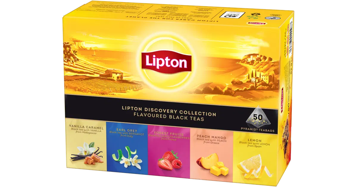 Lipton Variety Pack teekokoelma 50pss | S-kaupat ruoan verkkokauppa