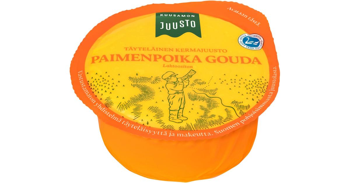 Kuusamon Juusto Paimenpoika Gouda kermajuusto 475 g | S-kaupat ruoan ...