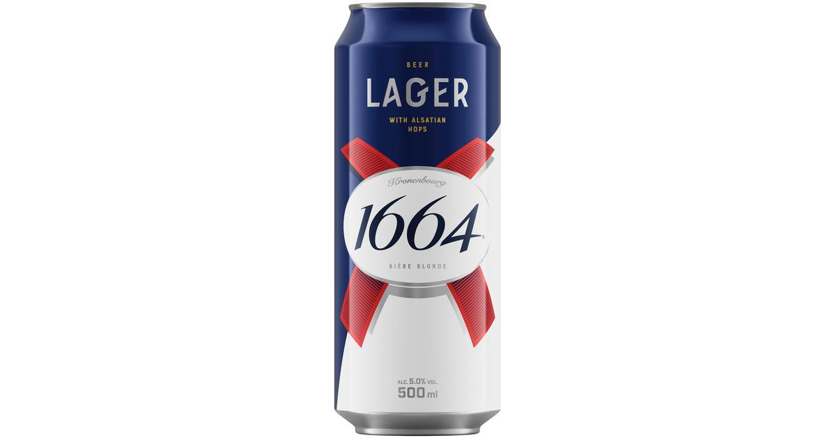 1664 Lager olut 5 % tölkki 0,50L | S-kaupat ruoan verkkokauppa