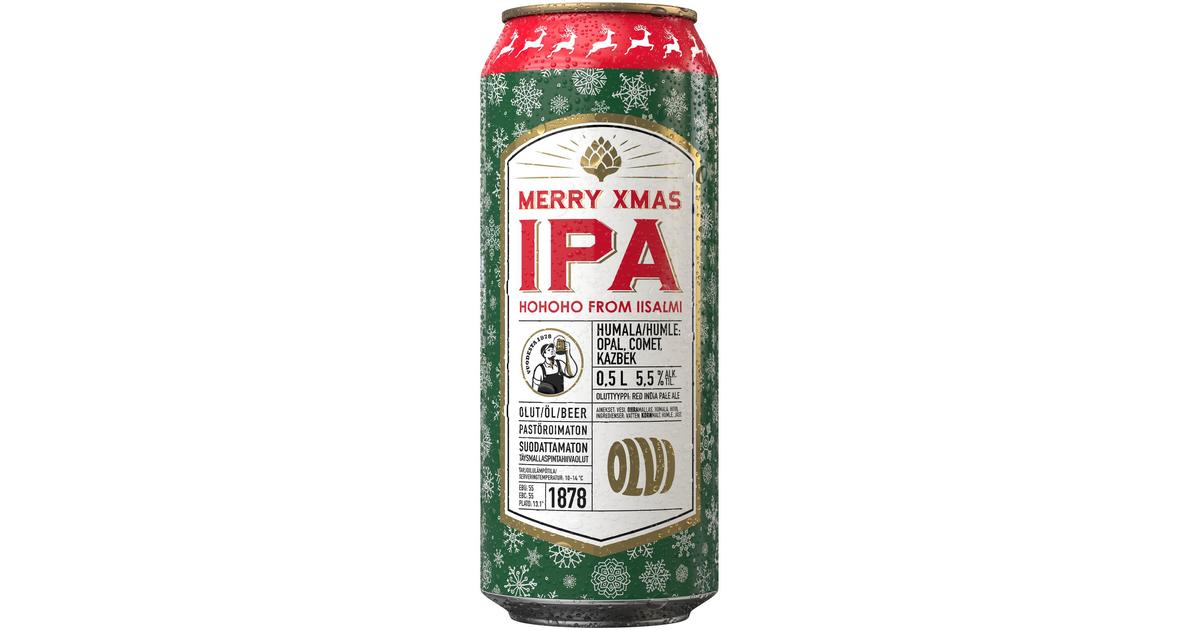 OLVI Merry Xmas IPA olut 5,5 % 0,5 l tlk | S-kaupat ruoan verkkokauppa