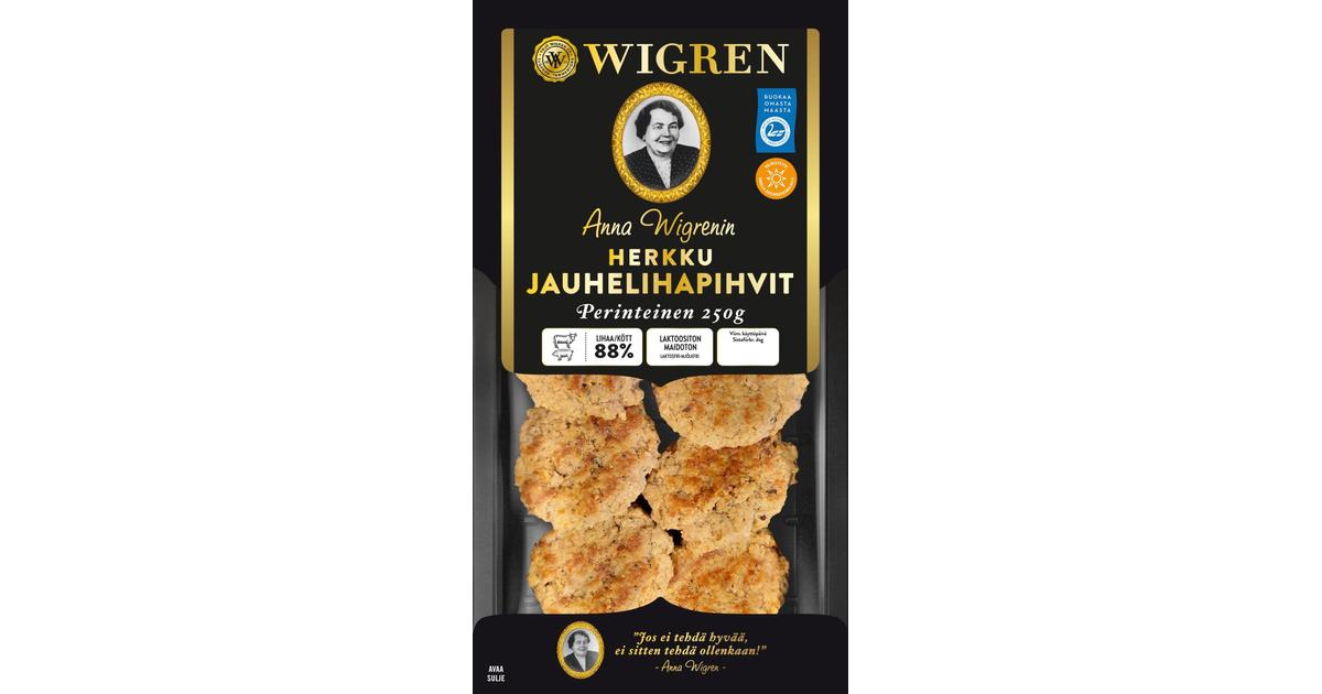 Wigren Herkku Jauhelihapihvit 250g | S-kaupat ruoan verkkokauppa