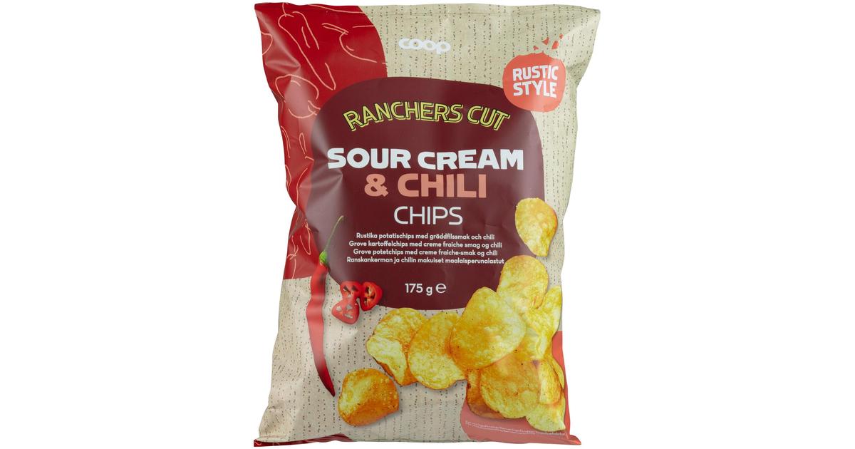 Coop kartulikrõpsud hapukoor-chilli 175g | Prisma | alati odavad hinnad ...