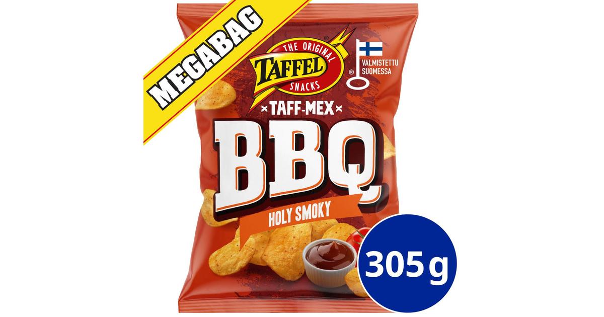 Taffel Taff-Mex bbq maustettu sipsi 305g | S-kaupat ruoan verkkokauppa