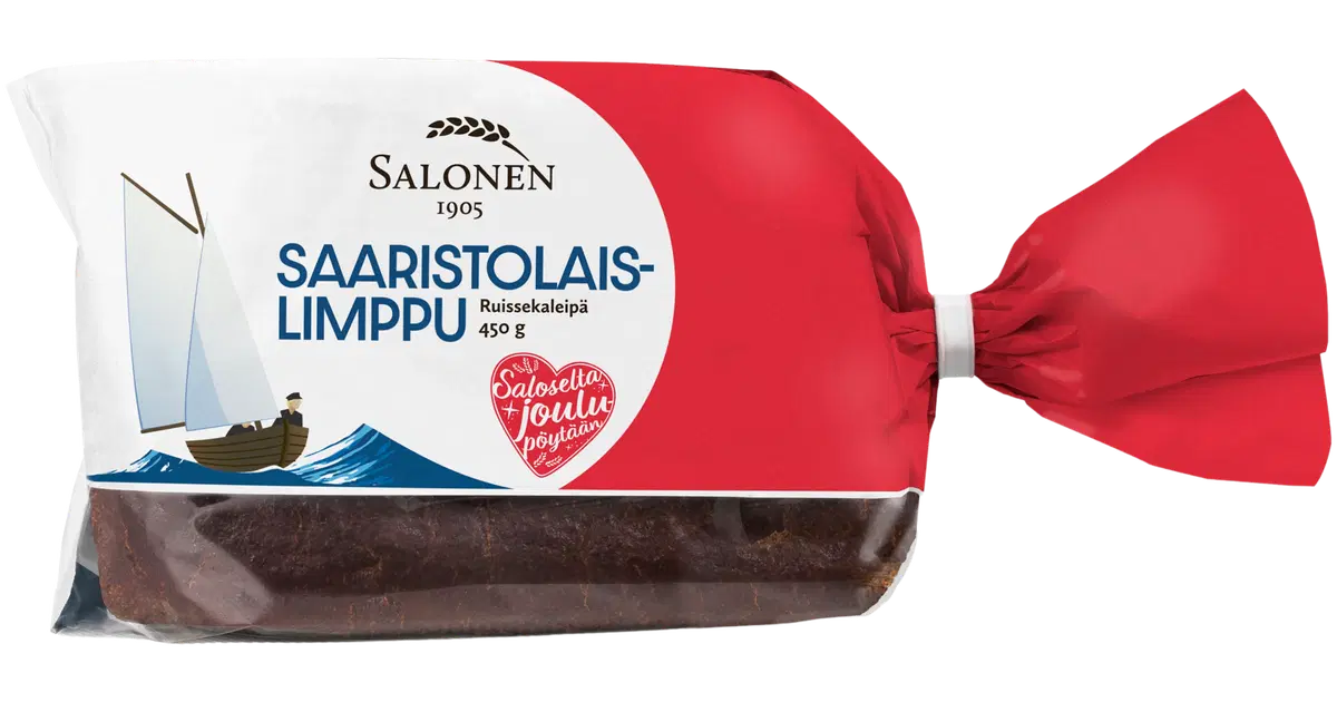 Leipomo Salonen Saaristolaislimppu 450 g ruissekaleipä | S-kaupat ruoan ...