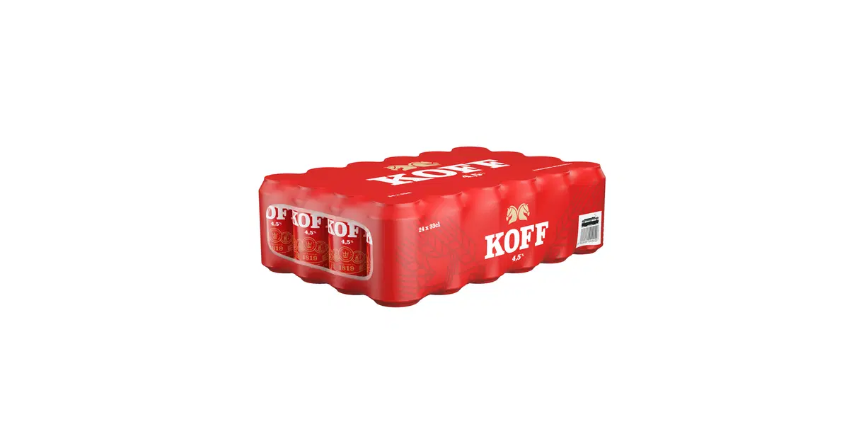 24-pack KOFF Lager olut 4,5 % tölkki 0,33 L | S-kaupat ruoan verkkokauppa