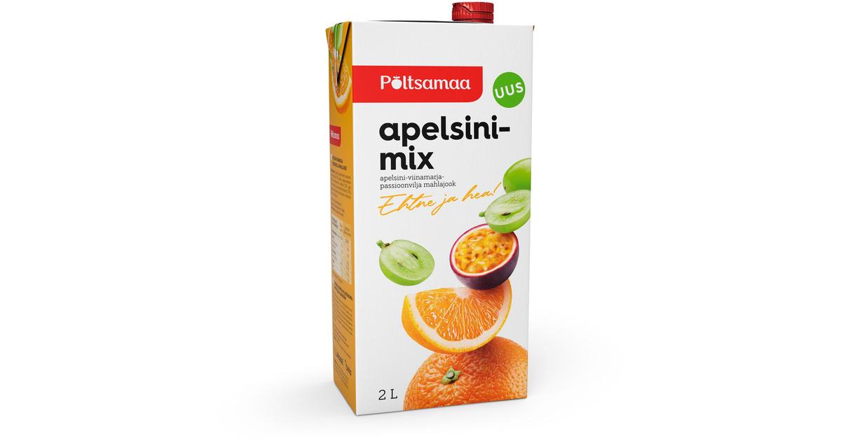 Põltsamaa apelsini-viinamarja-passioonvilja mahlajook 2L | Prisma ...