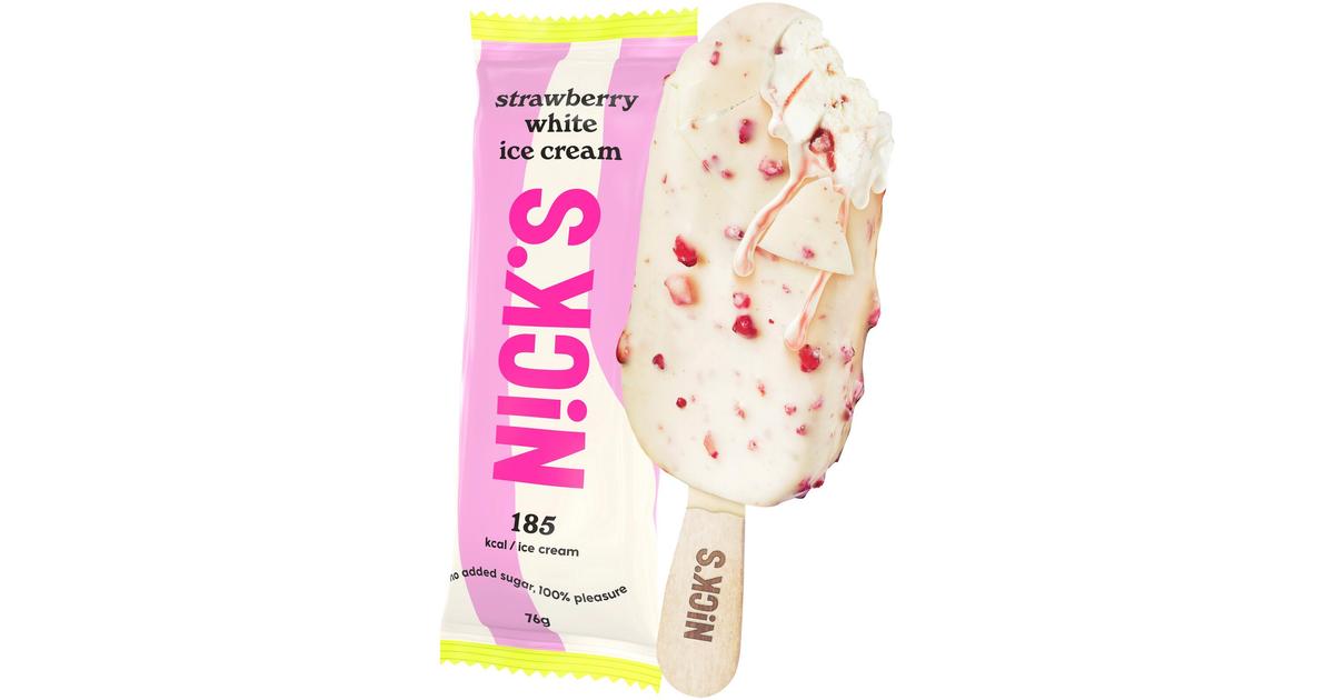 Nick's Strawberry white 76g | Prisma | alati odavad hinnad, telli kaup ...