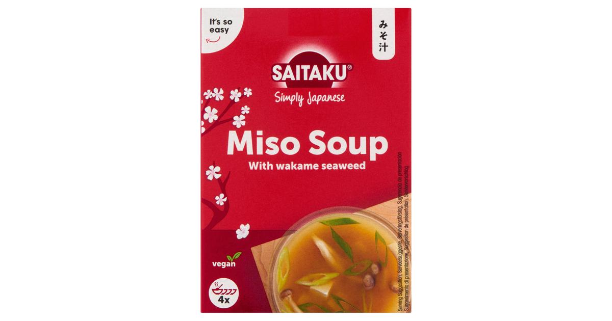 Saitaku misokeitto wakame merilevällä 4 annosta 88g | S-kaupat ruoan ...