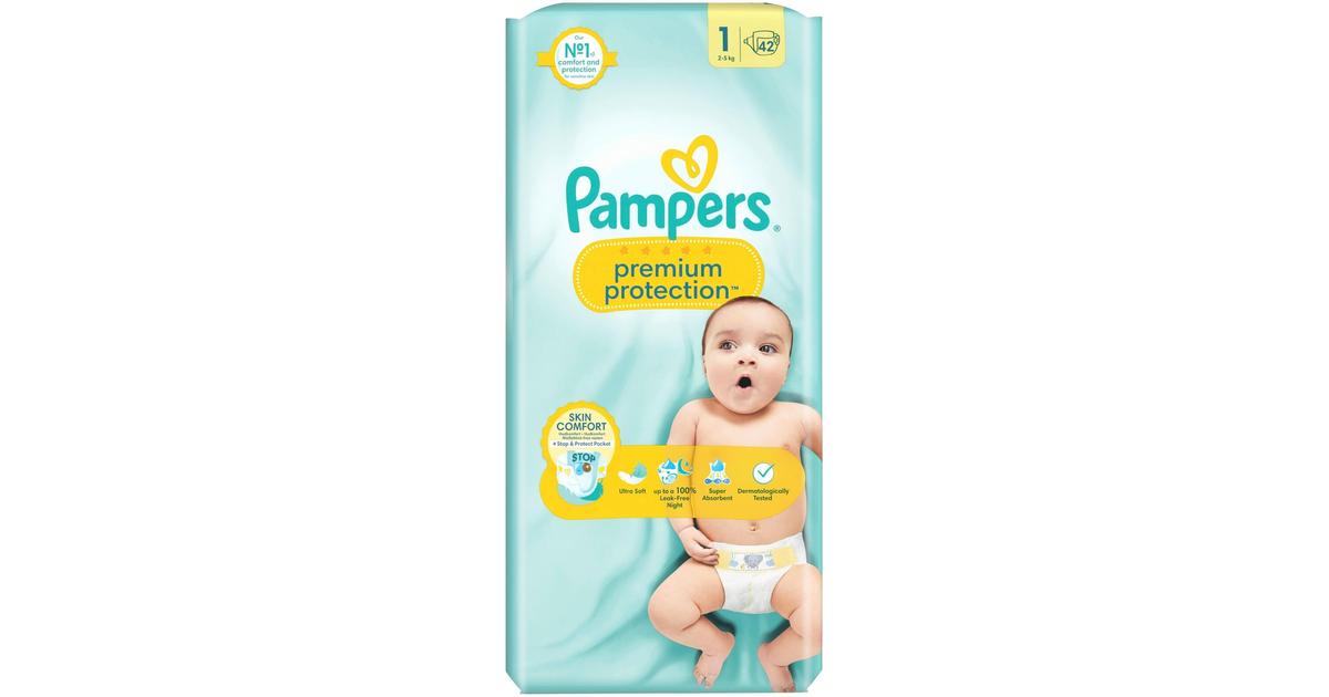 Pampers Premium Protection S1 2-5kg 42kpl vaippa | S-kaupat ruoan ...
