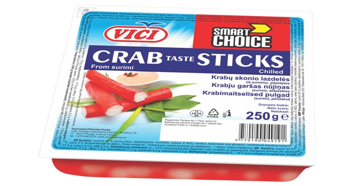 Vici Surimist Pulgad Smart Choice 250G | Prisma | alati odavad hinnad, telli kaup otse koju