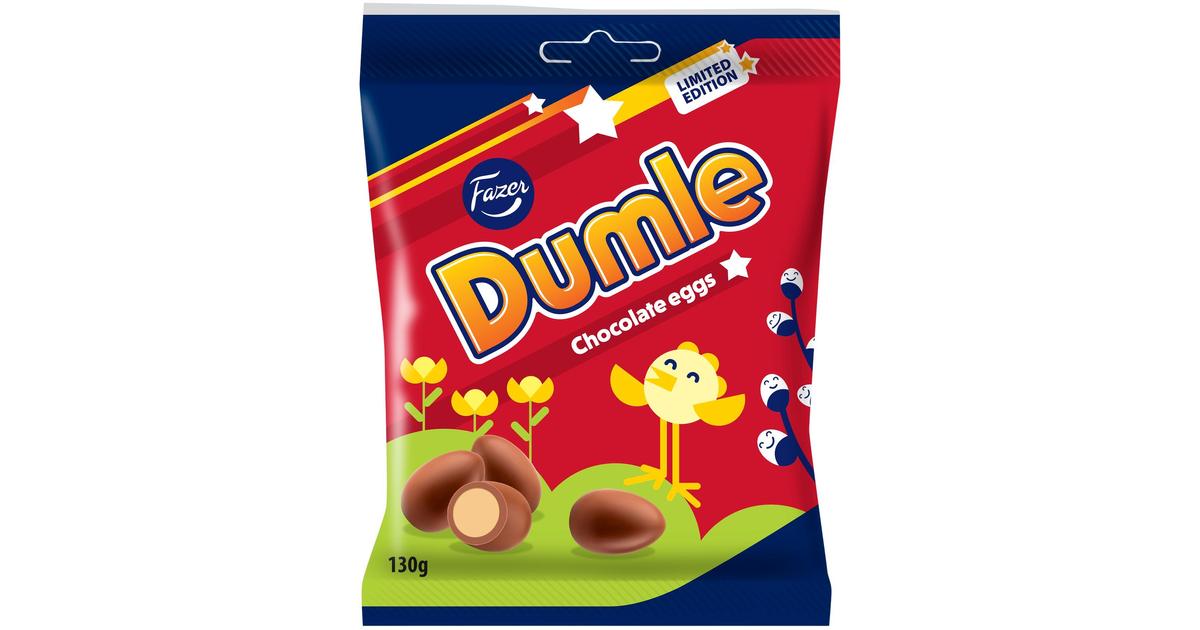 Fazer Dumle Chocolate eggs suklaamuna 130g | S-kaupat ruoan verkkokauppa
