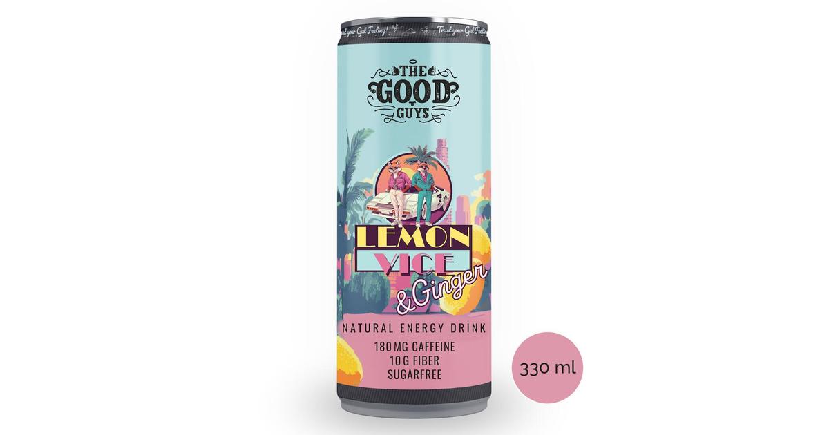 The Good Guys Lemon Vice & Ginger Natural Energy Drink 330ml | S-kaupat ...