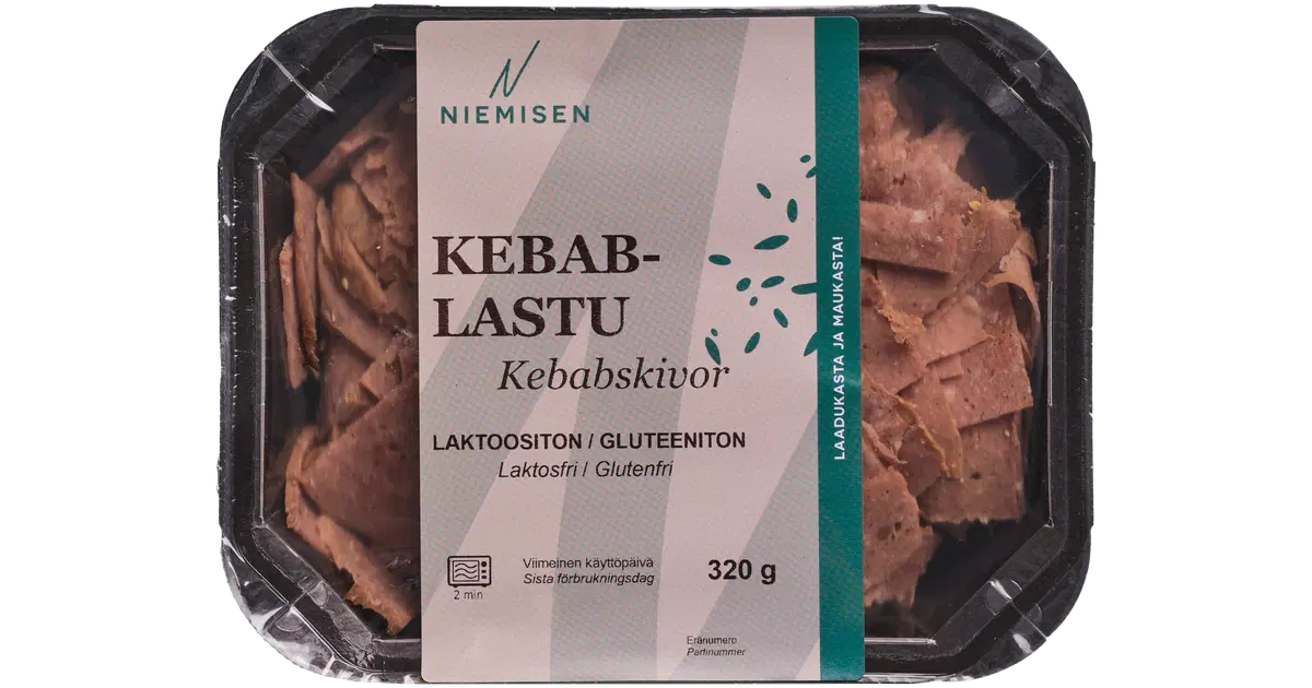 Niemisen Kebablastu 320g | S-kaupat ruoan verkkokauppa