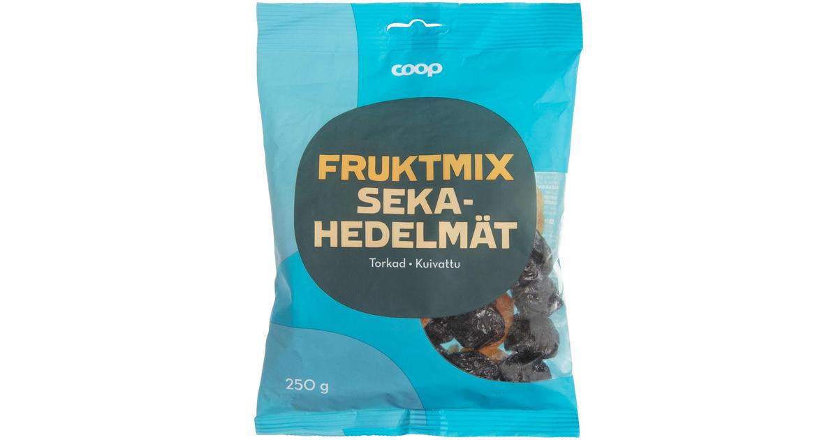 Coop kuivatut sekahedelmät 250 g | S-kaupat ruoan verkkokauppa
