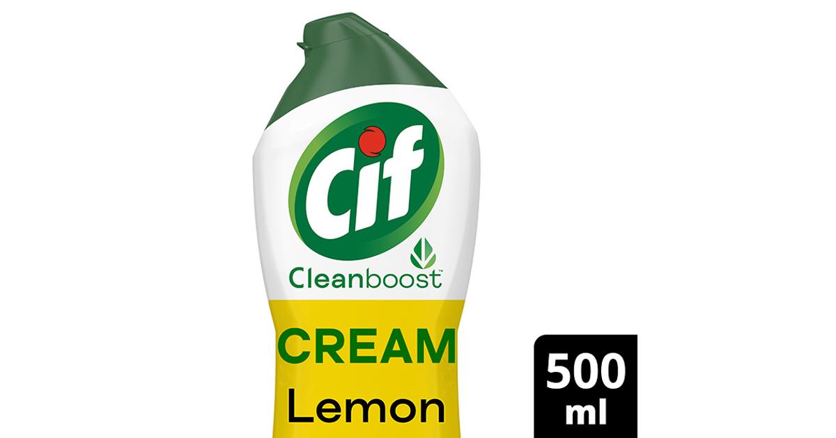 Cif Cream Lemon Puhdistusaine 500 ml | S-kaupat ruoan verkkokauppa