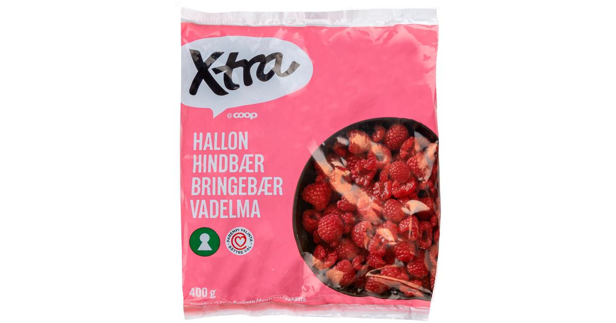 Xtra vadelma 400 g pakaste | S-kaupat ruoan verkkokauppa