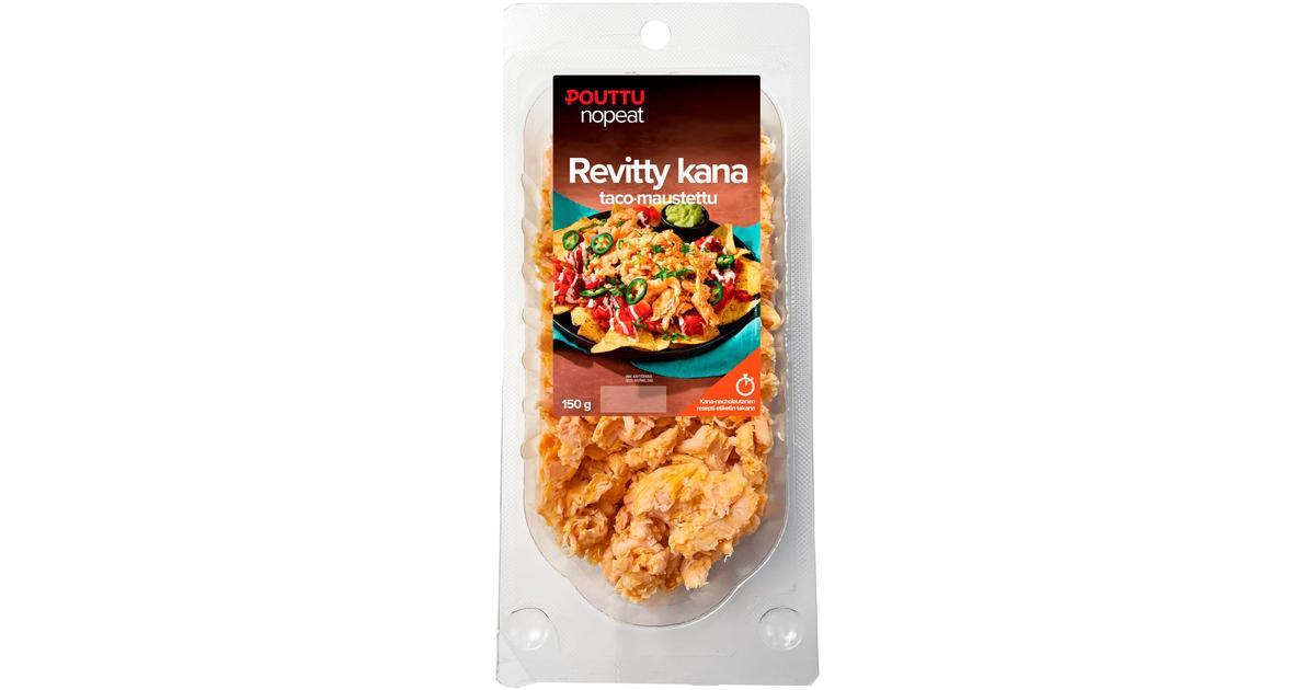 Pouttu Nopeat revitty kana 150g Taco | S-kaupat ruoan verkkokauppa