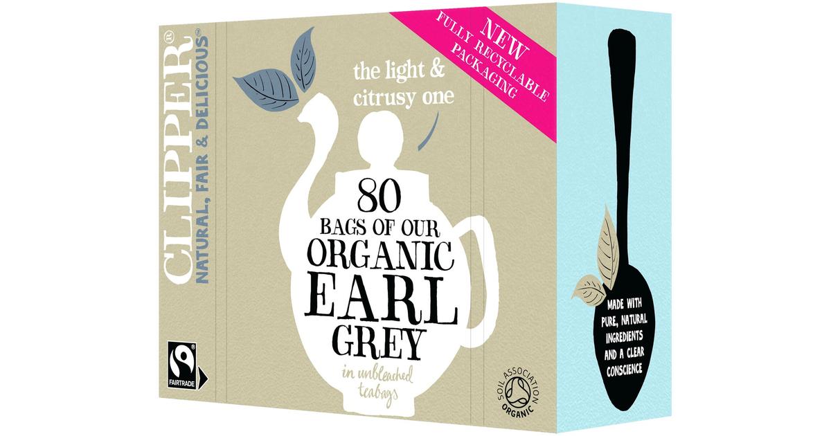 Clipper Luomu Earl grey musta tee 80ps/200g | S-kaupat ruoan verkkokauppa