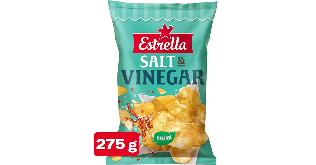Estrella soola- ja veiniäädikamaitselised kartulikrõpsud 275 g | Prisma ...