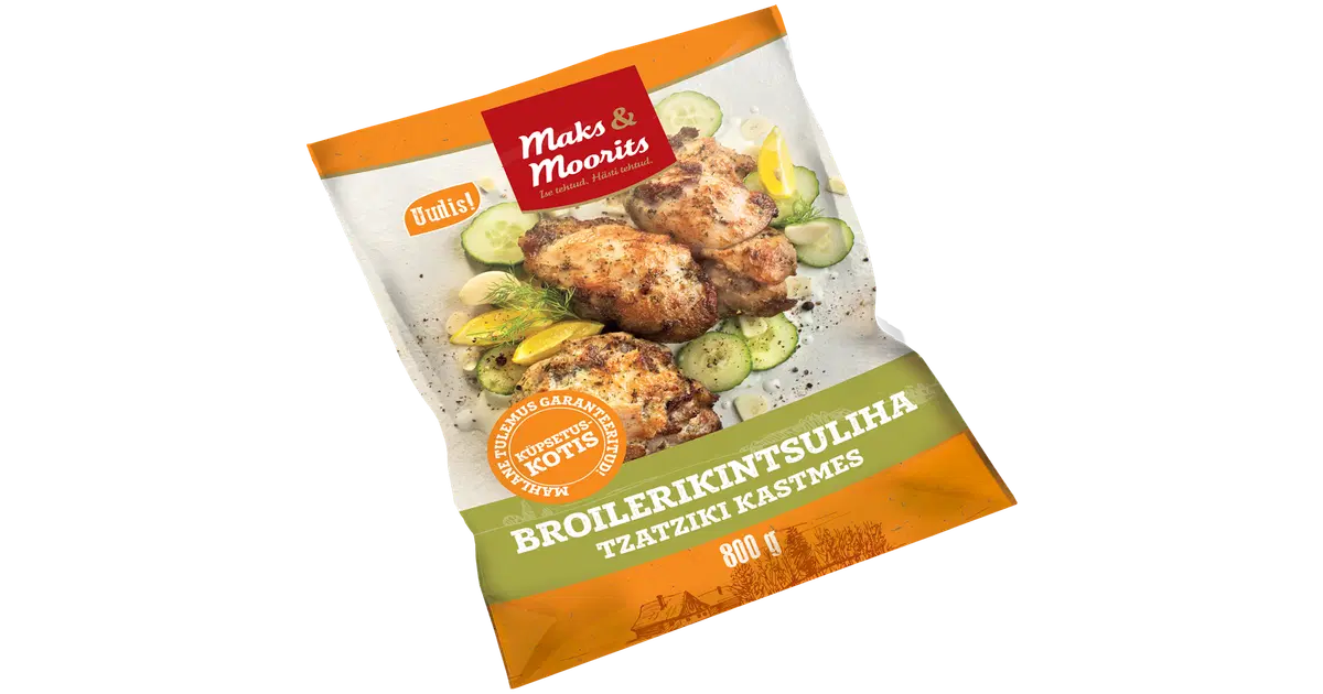 Maks & Moorits Broilerikintsuliha Tzatziki Kastmes 800G | Prisma ...
