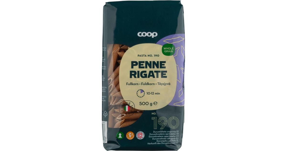 Coop Penne Rigate täysjyväpasta 500 g | S-kaupat ruoan verkkokauppa