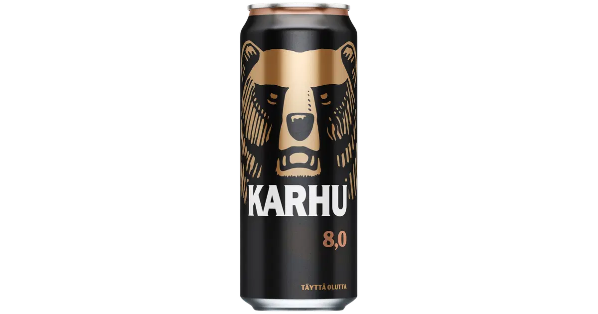 Karhu Lager olut 8,0 til-% tölkki 0,5 L | S-kaupat ruoan verkkokauppa