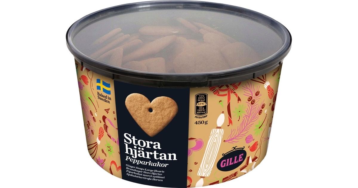 Gille piparkakut suuret sydämet 450g | S-kaupat ruoan verkkokauppa