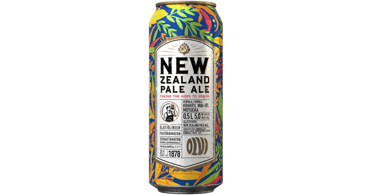 OLVI New Zealand Pale Ale 5,0 % 0,5 l tlk | S-kaupat ruoan verkkokauppa