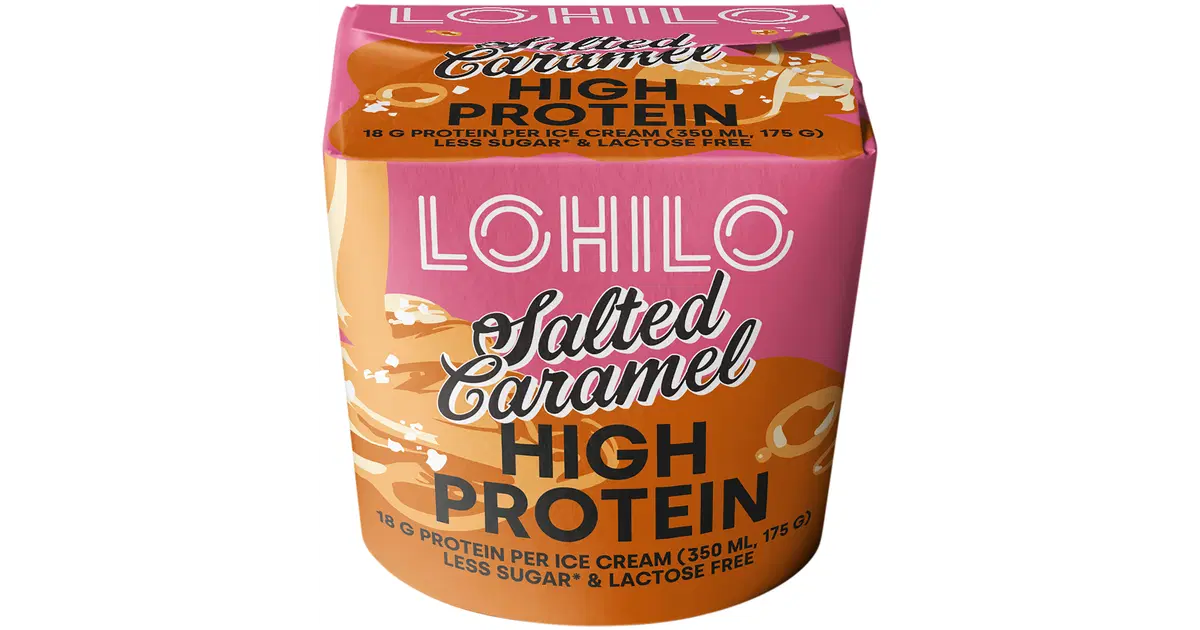 LOHILO Salted Caramel proteiinijäätelö 350ml | S-kaupat ruoan verkkokauppa