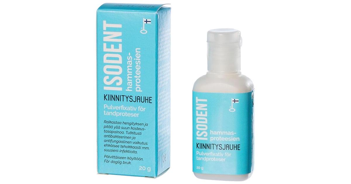 Isodent hoitava hammasproteesien kiinnitysjauhe | S-kaupat ruoan ...