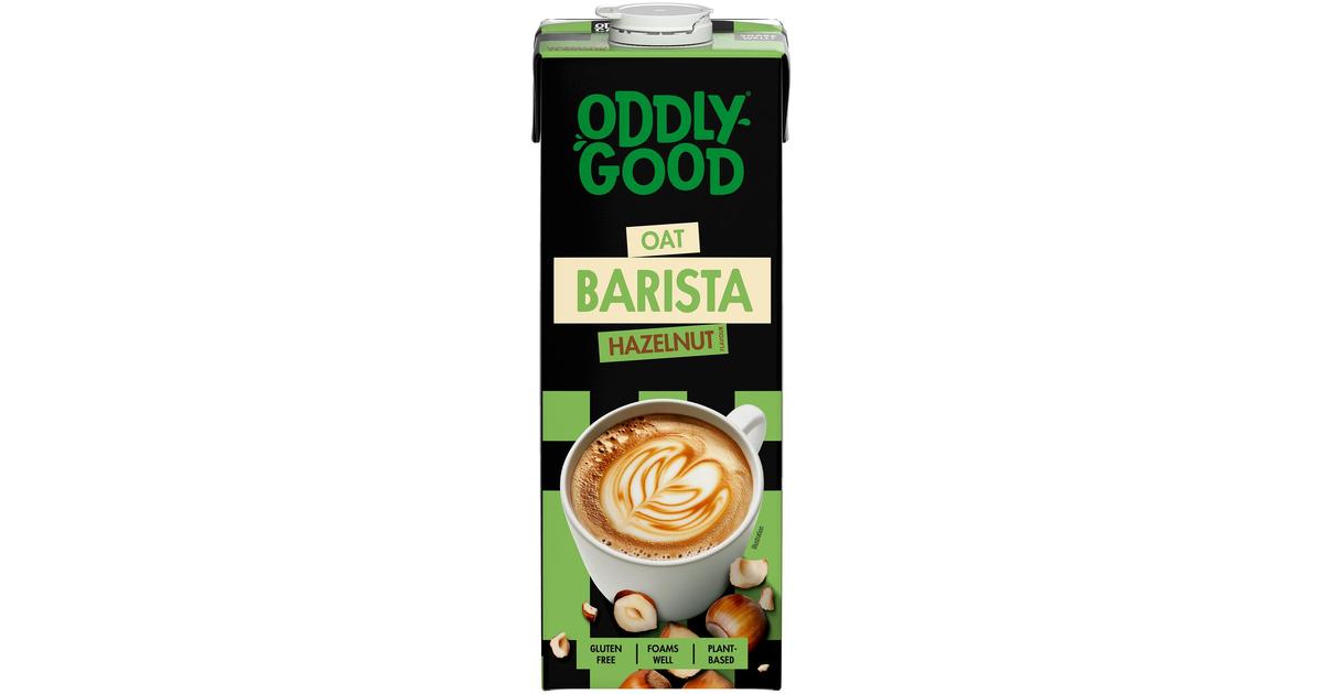 Oddlygood® Barista kaurajuoma 1 l hasselpähkinä UHT gluteeniton | S ...