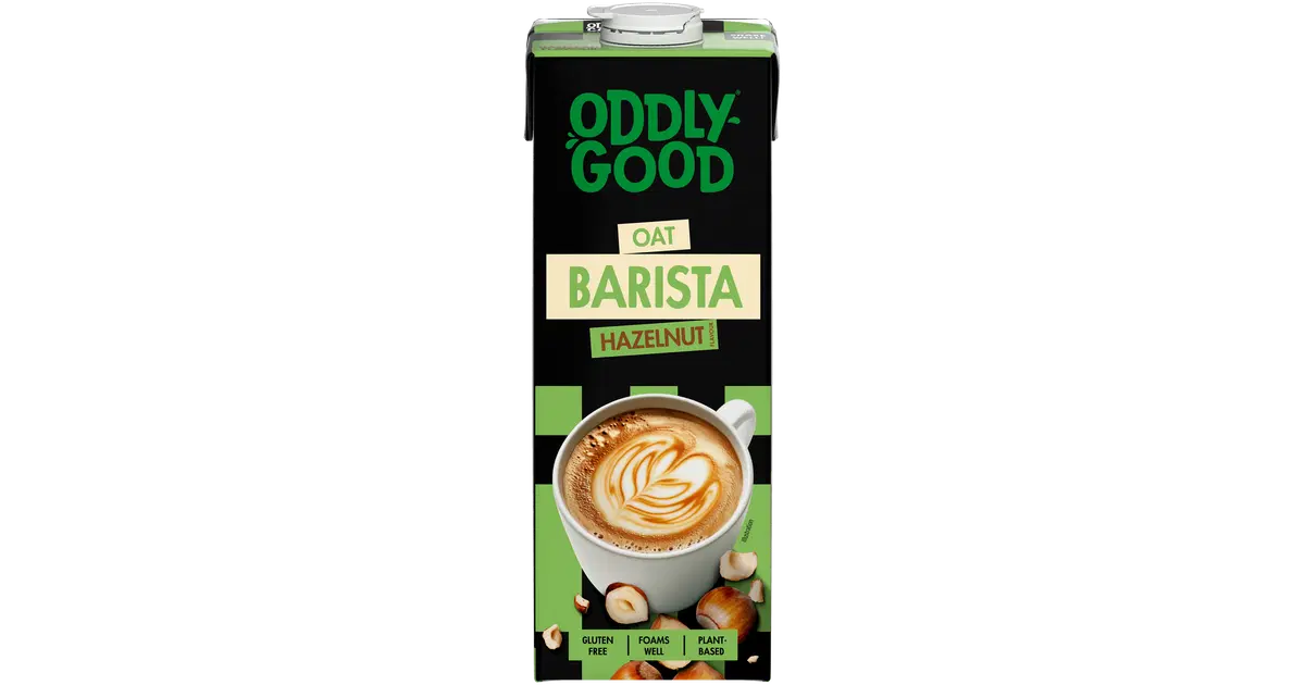 Oddlygood Barista kaerajook sarapuupähkli maitseline, gluteenivaba, UHT ...