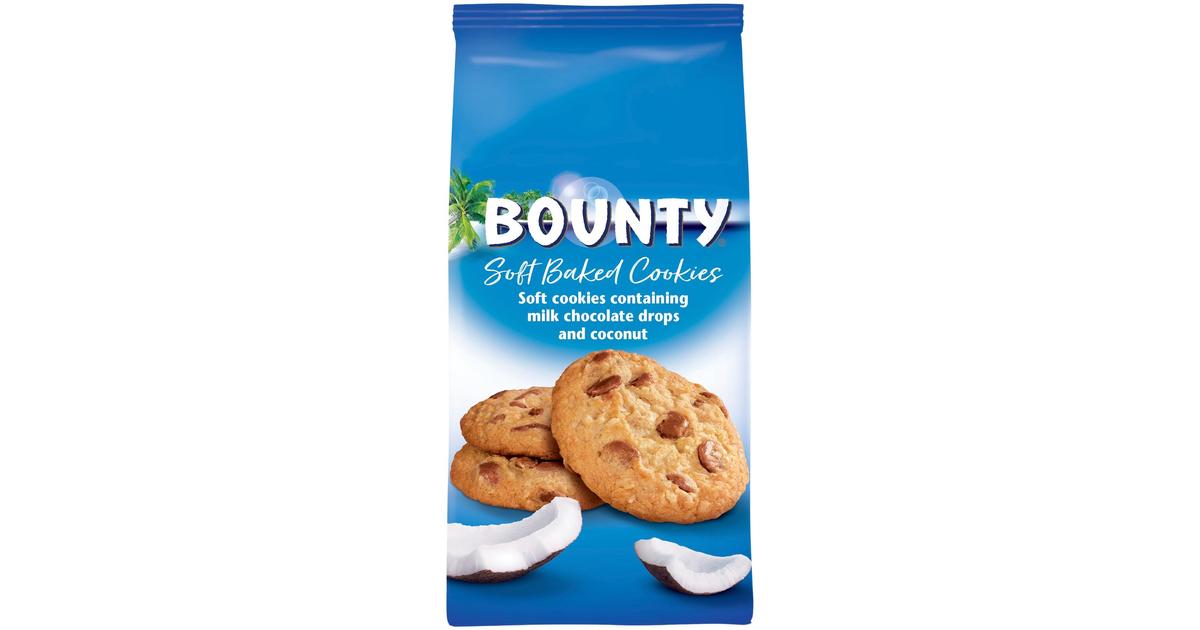 Bounty® Soft Baked Cookies keksi 180g | S-kaupat ruoan verkkokauppa