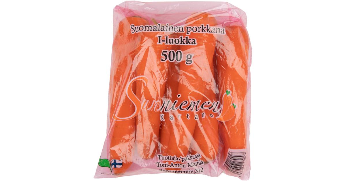 Porkkanapussi 500g | S-kaupat ruoan verkkokauppa