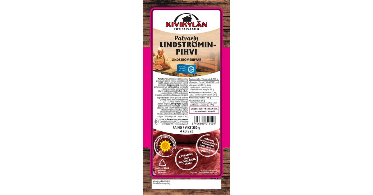 Kivikylän Palvarin Lindströminpihvi 250g | S-kaupat ruoan verkkokauppa