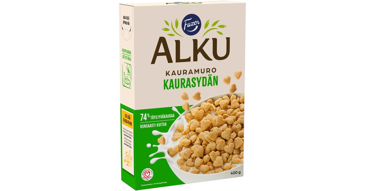 Fazer Alku Kaurasydän kauramuro 400 g | S-kaupat ruoan verkkokauppa