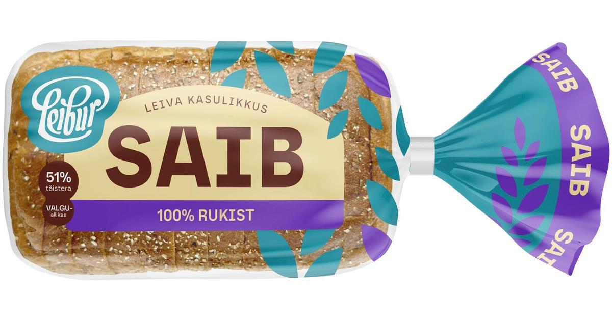 Leibur Saib 100% Rukkijahust 370 G | Prisma | alati odavad hinnad, telli kaup otse koju