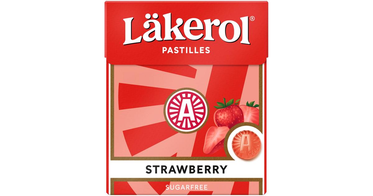 Läkerol Classic Strawberry pastilli 25g | S-kaupat ruoan verkkokauppa