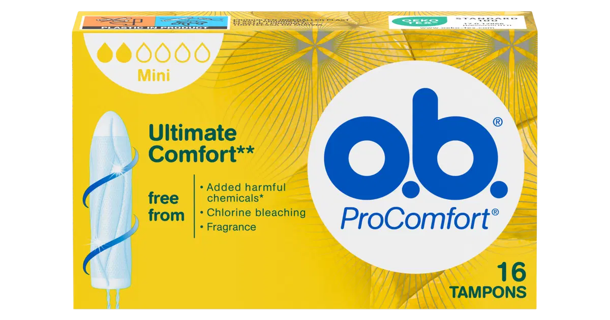 O.B. Pro Comfort Mini tampoonid 16tk | Prisma | alati odavad hinnad ...