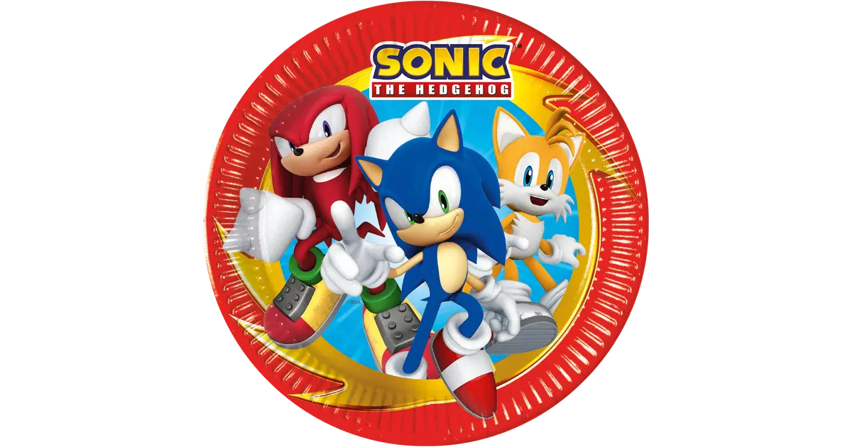 Papptaldrik siil sonic 23cm 8tk | Prisma | alati odavad hinnad, telli ...