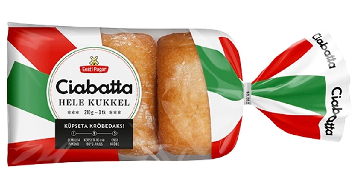 Ciabatta hele kukkel 210 g | Prisma | alati odavad hinnad, telli kaup ...