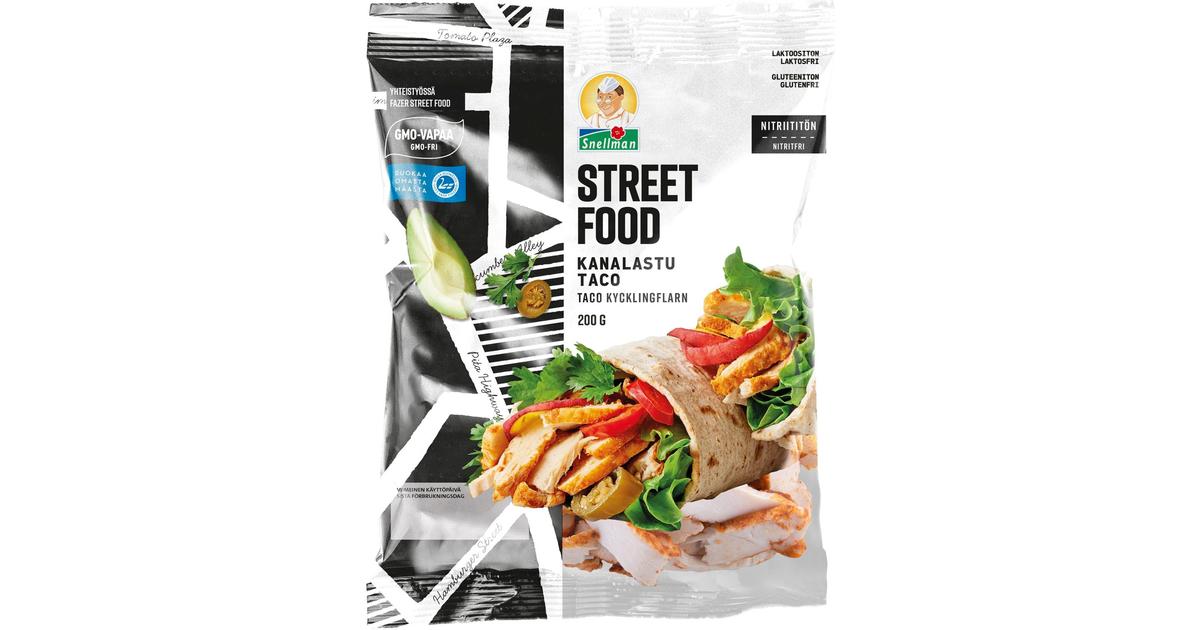 Snellman Street food taco kanalastu 200g | S-kaupat ruoan verkkokauppa