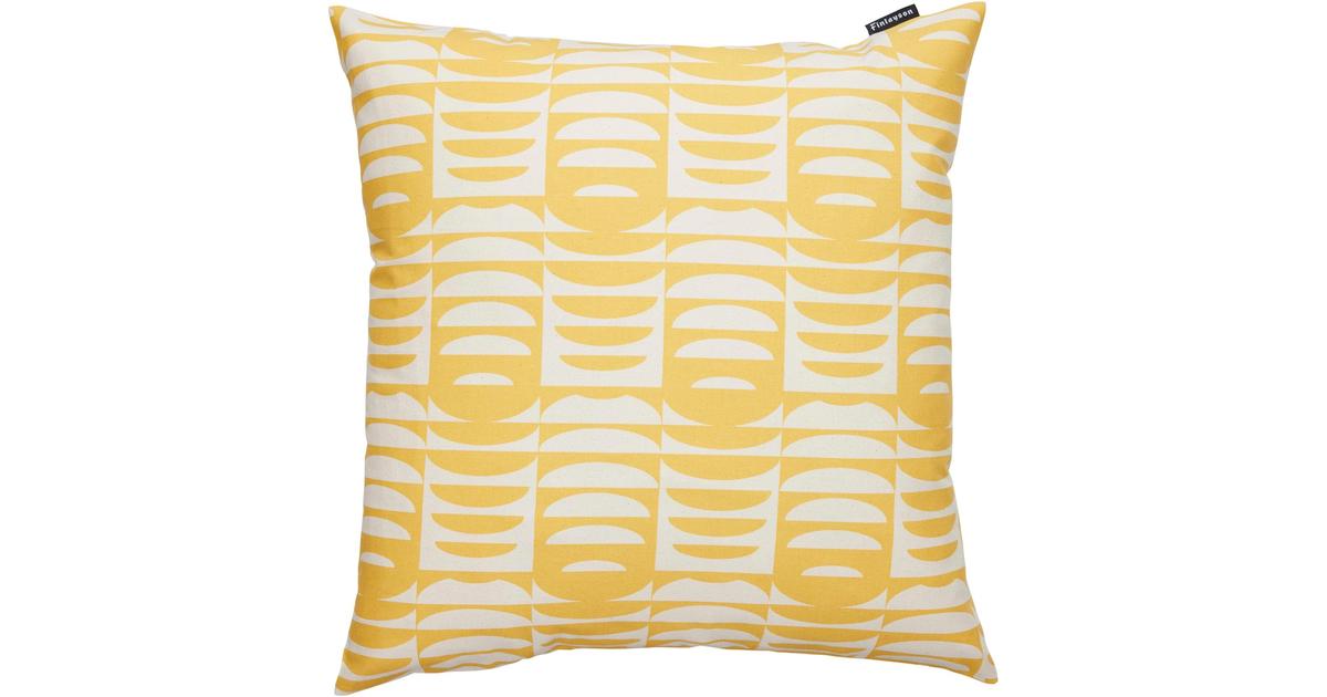 Finlayson koristetyynynpäällinen Palat 48 x 48 cm keltainen/luonnonvalkoinen | S-kaupat ruoan ...