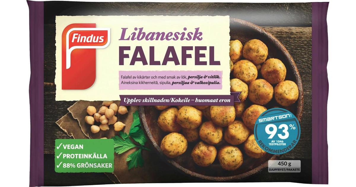 Findus Falafel Pyörykät 450g, pakaste | S-kaupat ruoan verkkokauppa