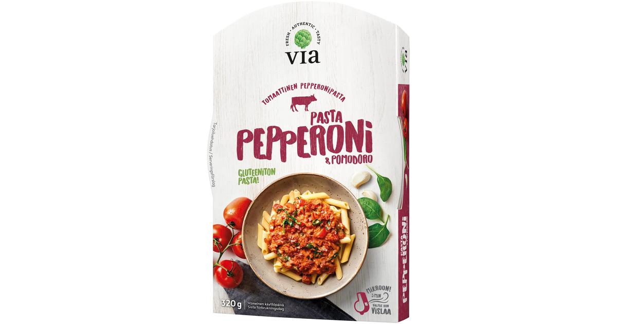 Via Pasta Pepperoni 320g | S-kaupat ruoan verkkokauppa
