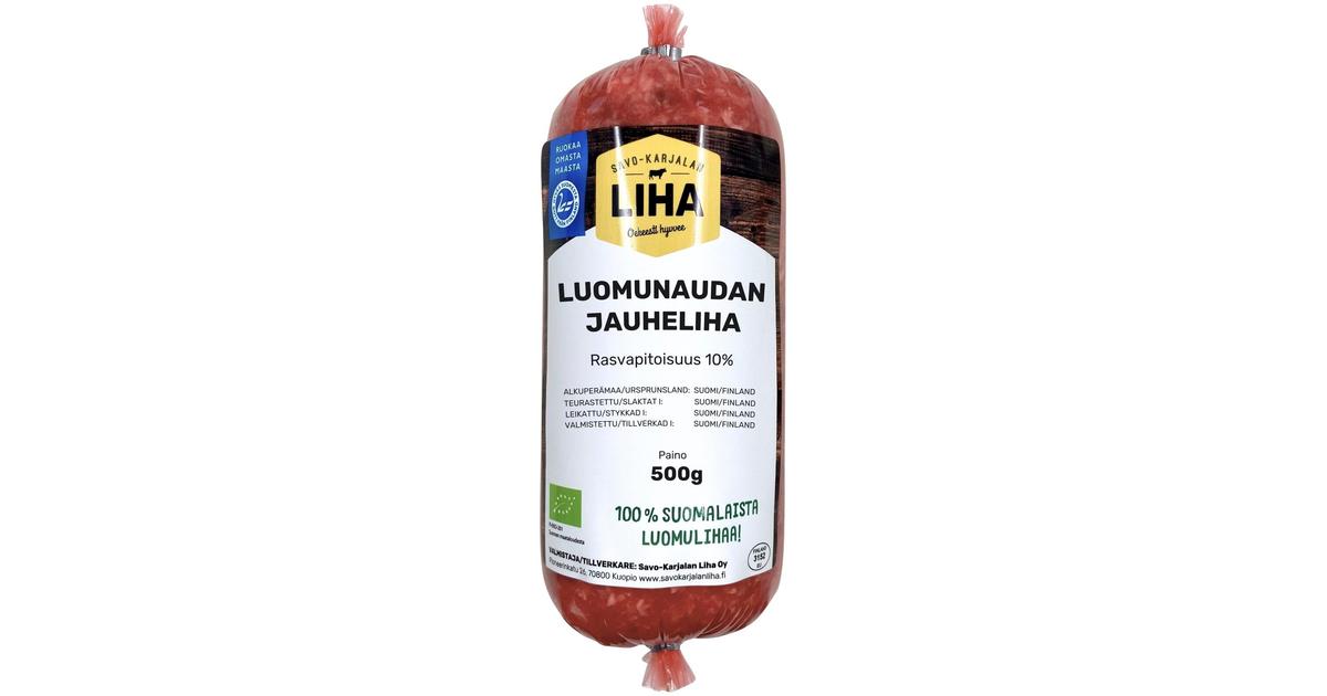 Savo-Karjalan Liha Oy Luomunaudan jauheliha 500g | S-kaupat ruoan ...
