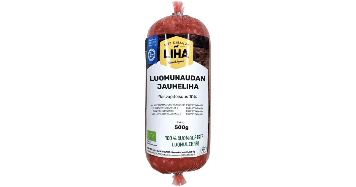 Savo-Karjalan Liha Oy Luomunaudan jauheliha 500g | S-kaupat ruoan ...