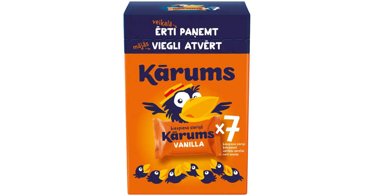 Karums Vanilli glasuurkohuke, 7 x 45 g | Prisma | alati odavad hinnad ...