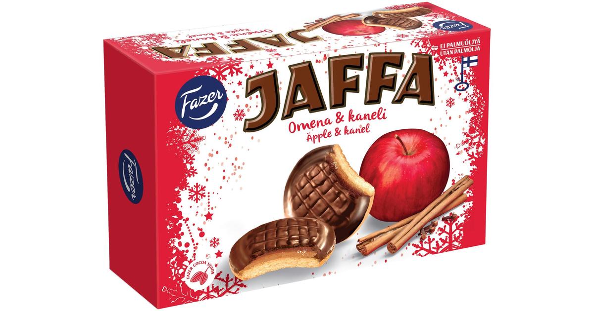 Fazer Jaffa Omena & kaneli leivoskeksi 300g | S-kaupat ruoan verkkokauppa