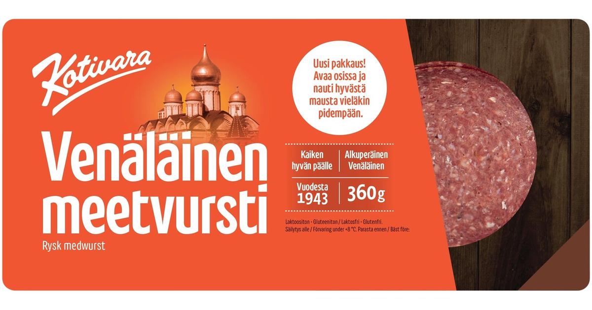 Kotivara Venäläinen meetvursti 360 g | S-kaupat ruoan verkkokauppa